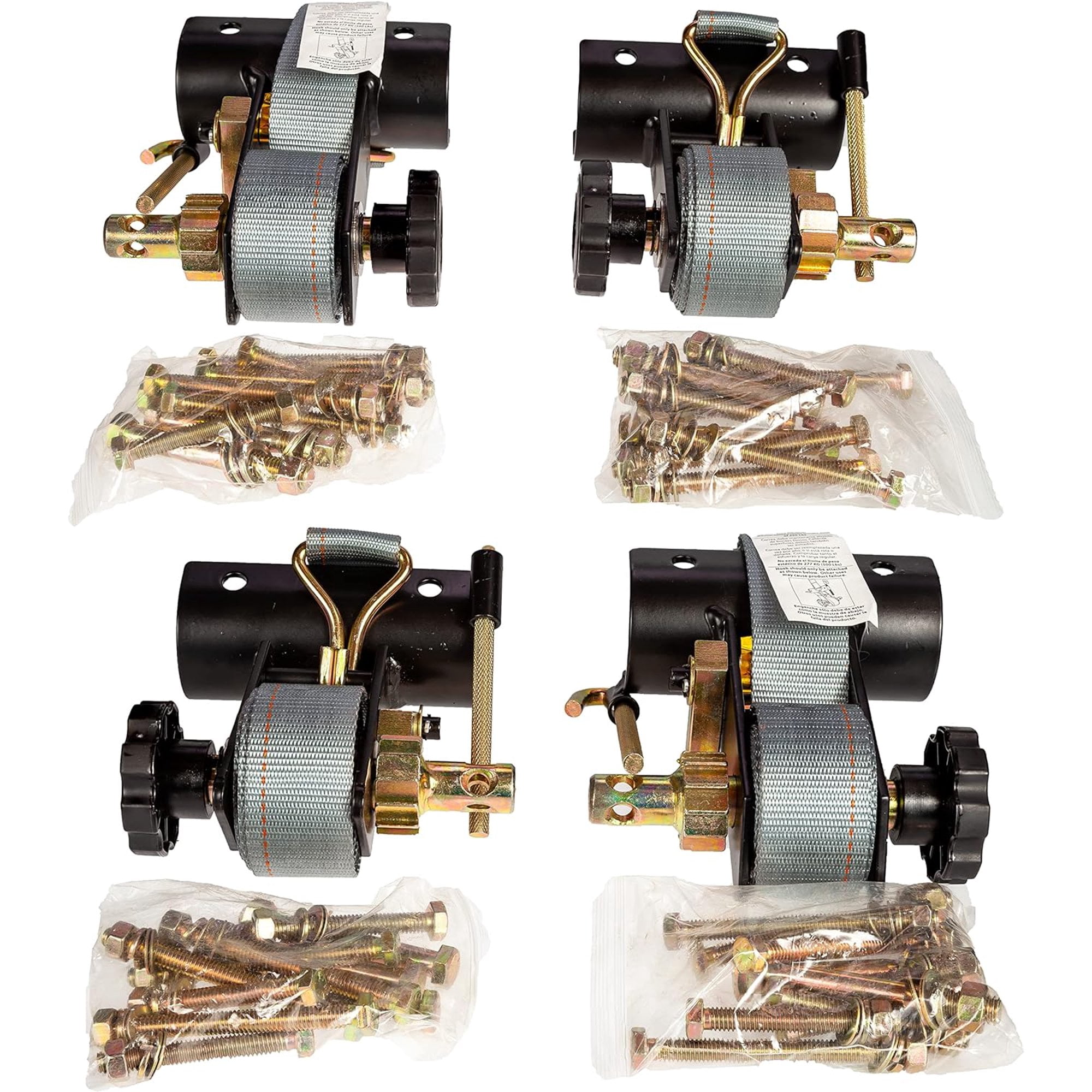 Set of 4, Buyers Products 5480007 (x2) Round Tube Mount / Round Tube ...