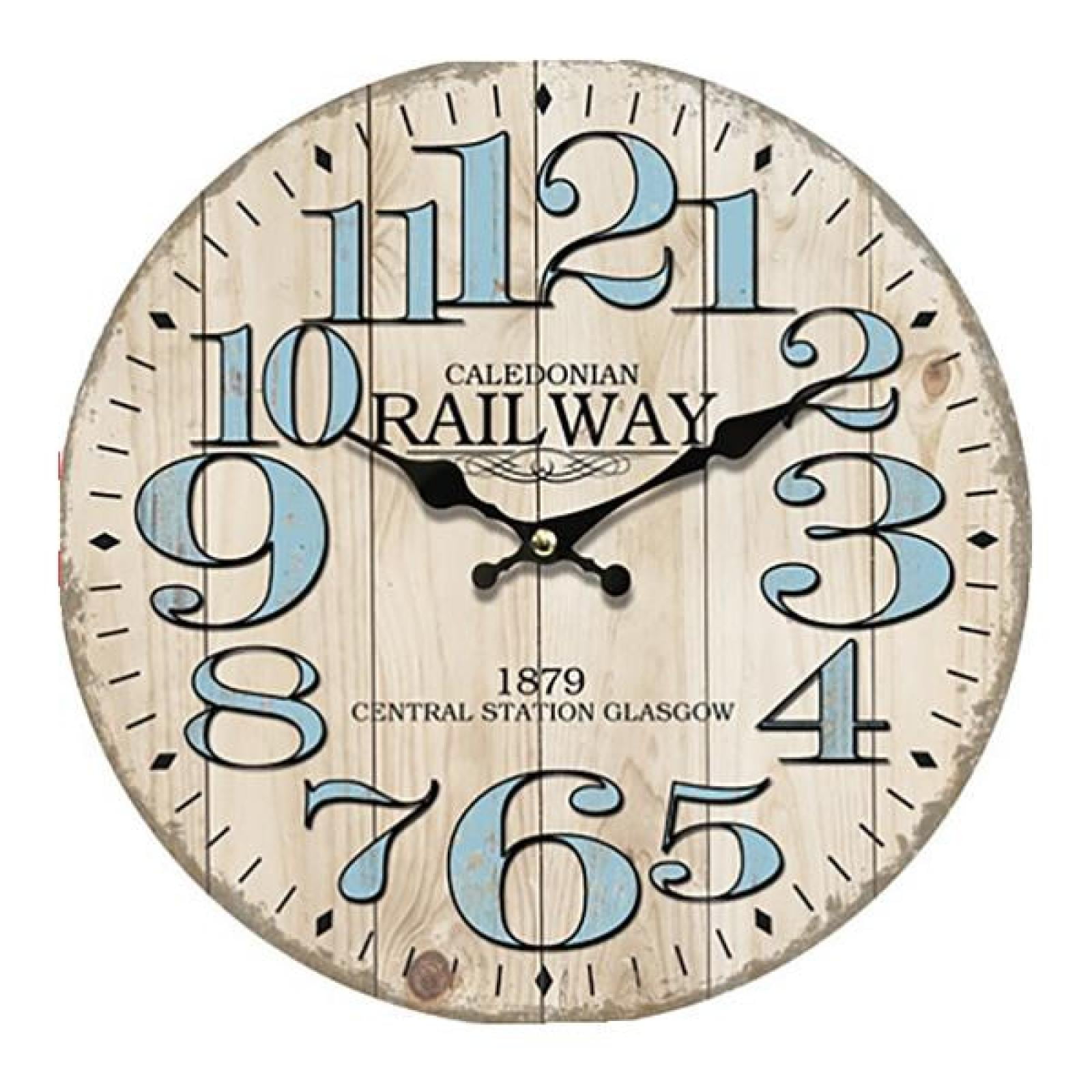 Set of 4 Caledonian Railway Wall Clock - Walmart.com