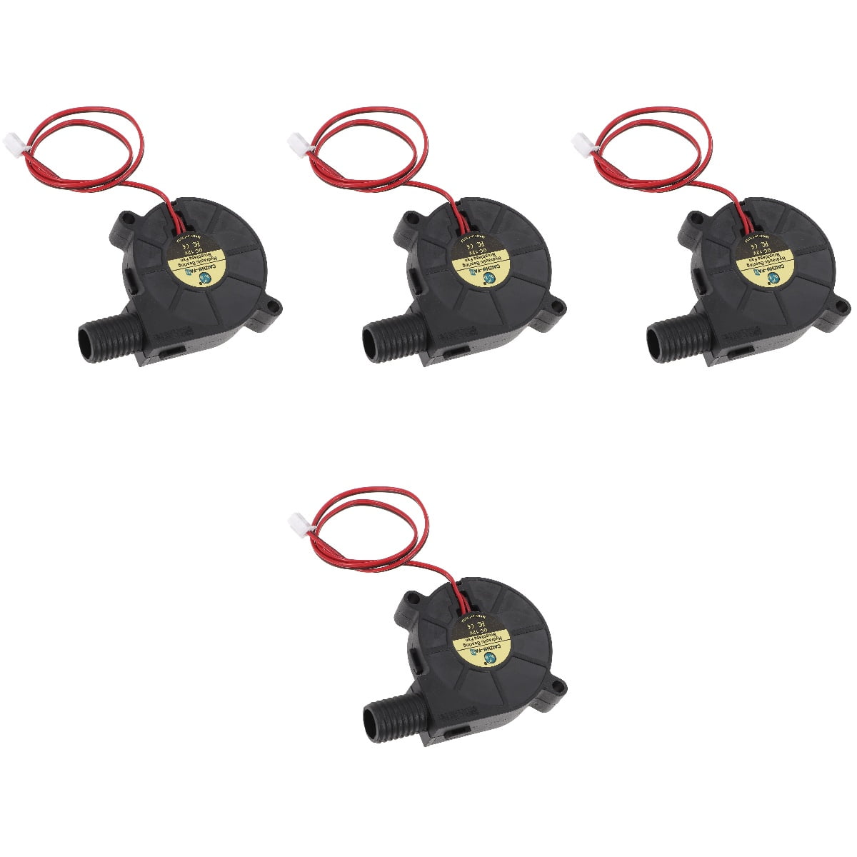 Set of 4 Car Blower Fan Small Appliance Fan 7.2X5.5cm Black - Walmart.com
