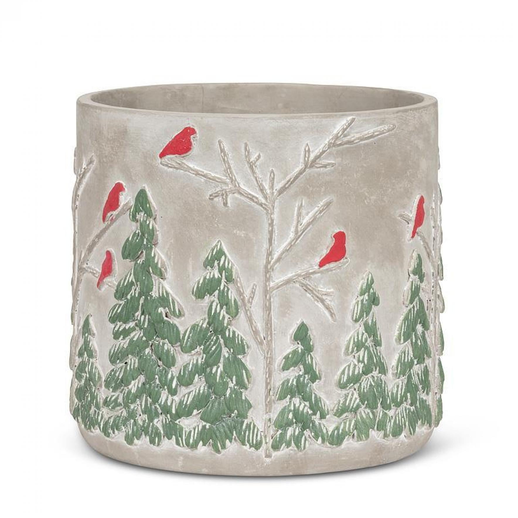 Set of 4 Cardinals On Trees Planter - Walmart.com