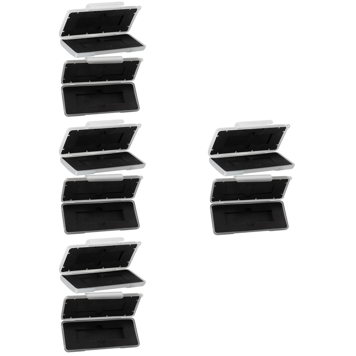 Set of 4 Carrying Drive Hard Disk Protection Box Foam Case Shockproof ...