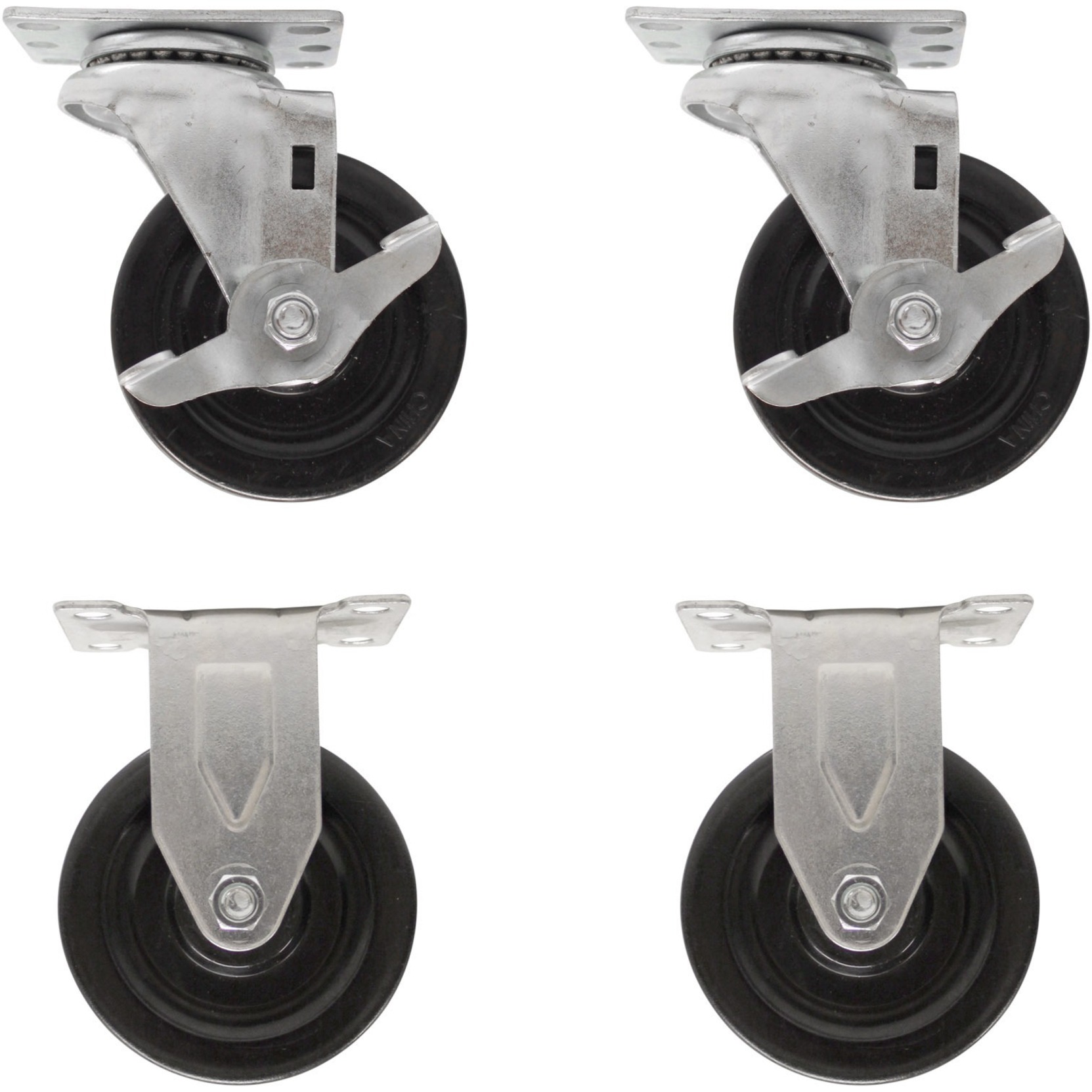 Set of 4 Casters Two Locking Only for LTBB 10 & LTCC 20 - Walmart.com