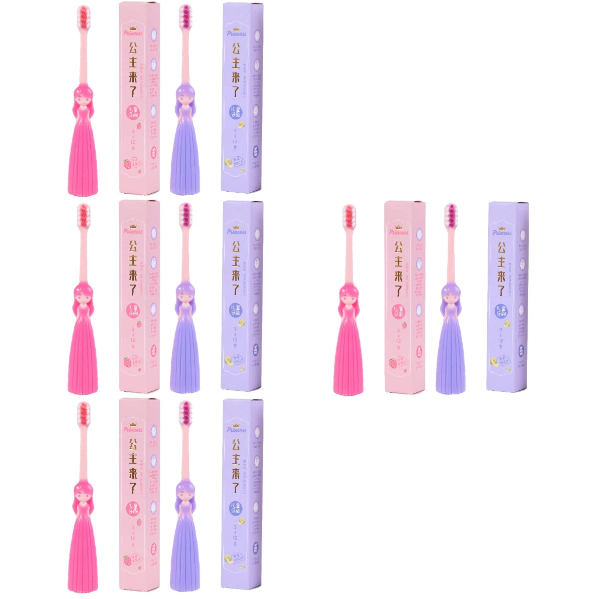 Set of 4 Children's Toothbrush Heads for Kids Bulk Toothbrushes ...