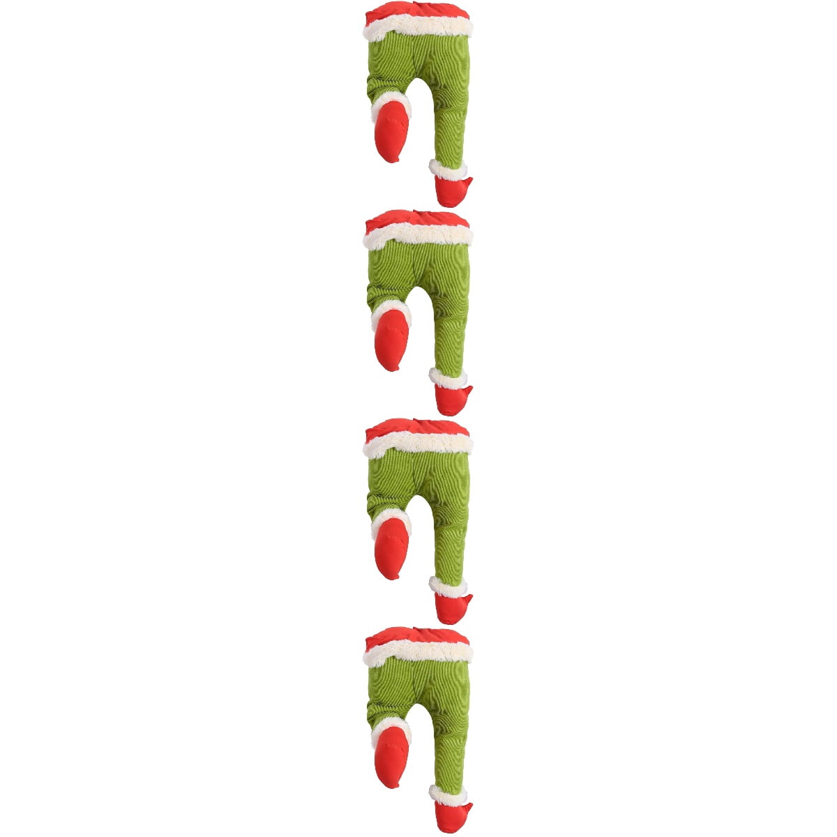 Set of 4 Christmas Elf Legs Garland Decorations Car Supplies Ornaments ...