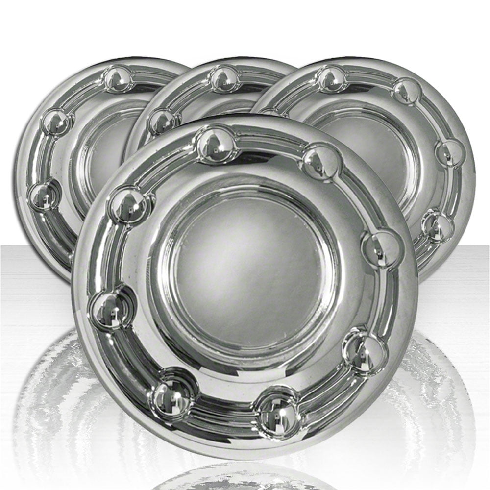 Set of 4 Chrome ABS Center Caps for 94-01 Dodge RAM 1500 (Metal Band ...