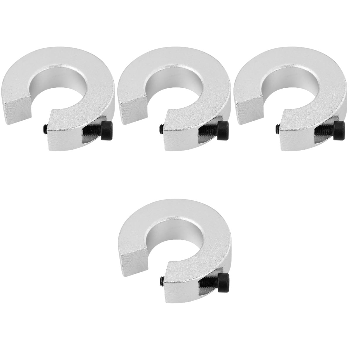 Set of 4 Clamp Collar Rail Stop Ring Linear Guide Shaft 4.00X4.00X1 ...