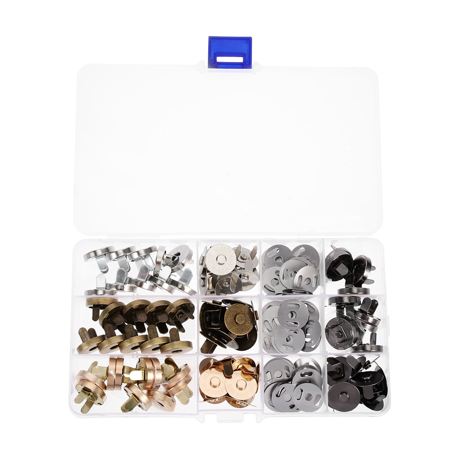 Set of 4 Clothes Buckles Snap Button Fastener Kit Badge Maker Rivet ...