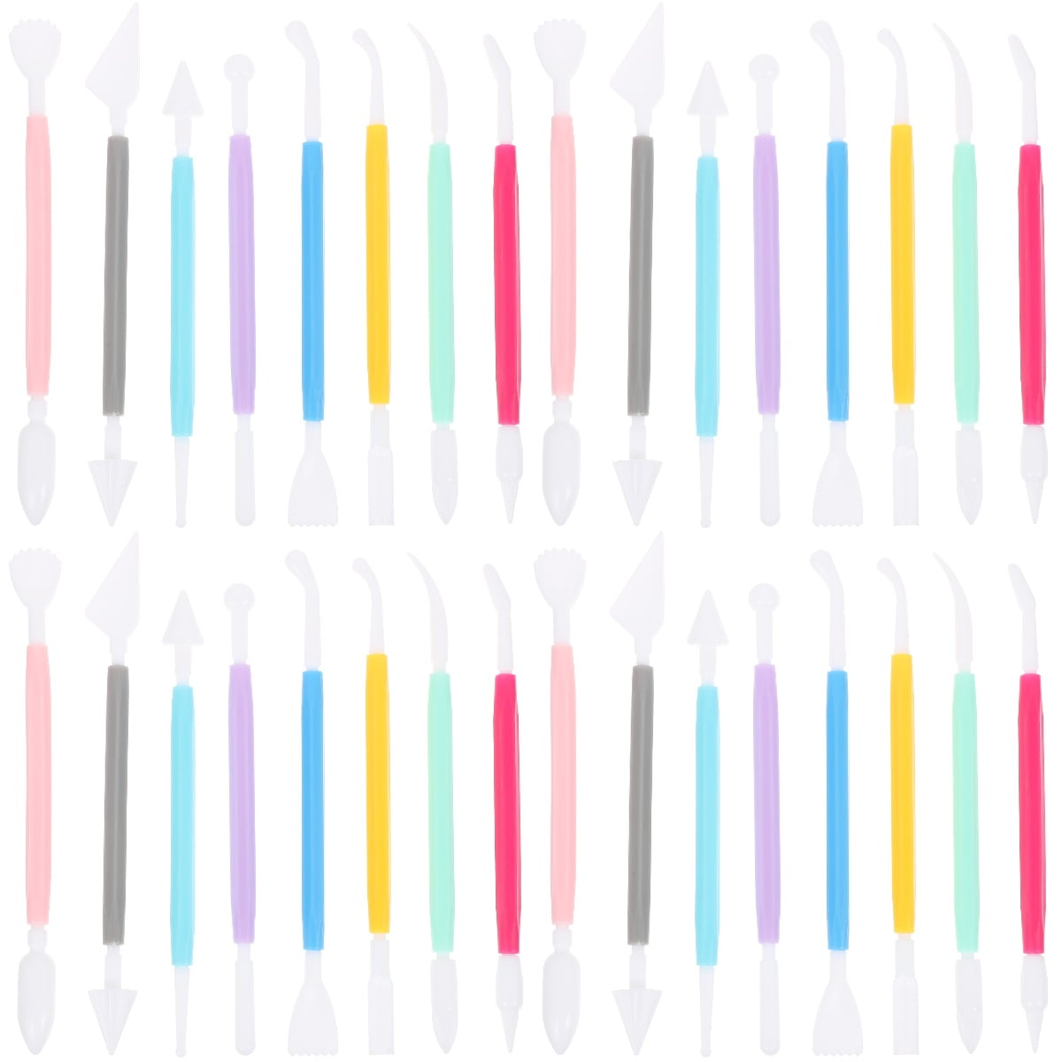 Set of 4 Colored Clay Polymer Tools Paper Pottery - Walmart.com