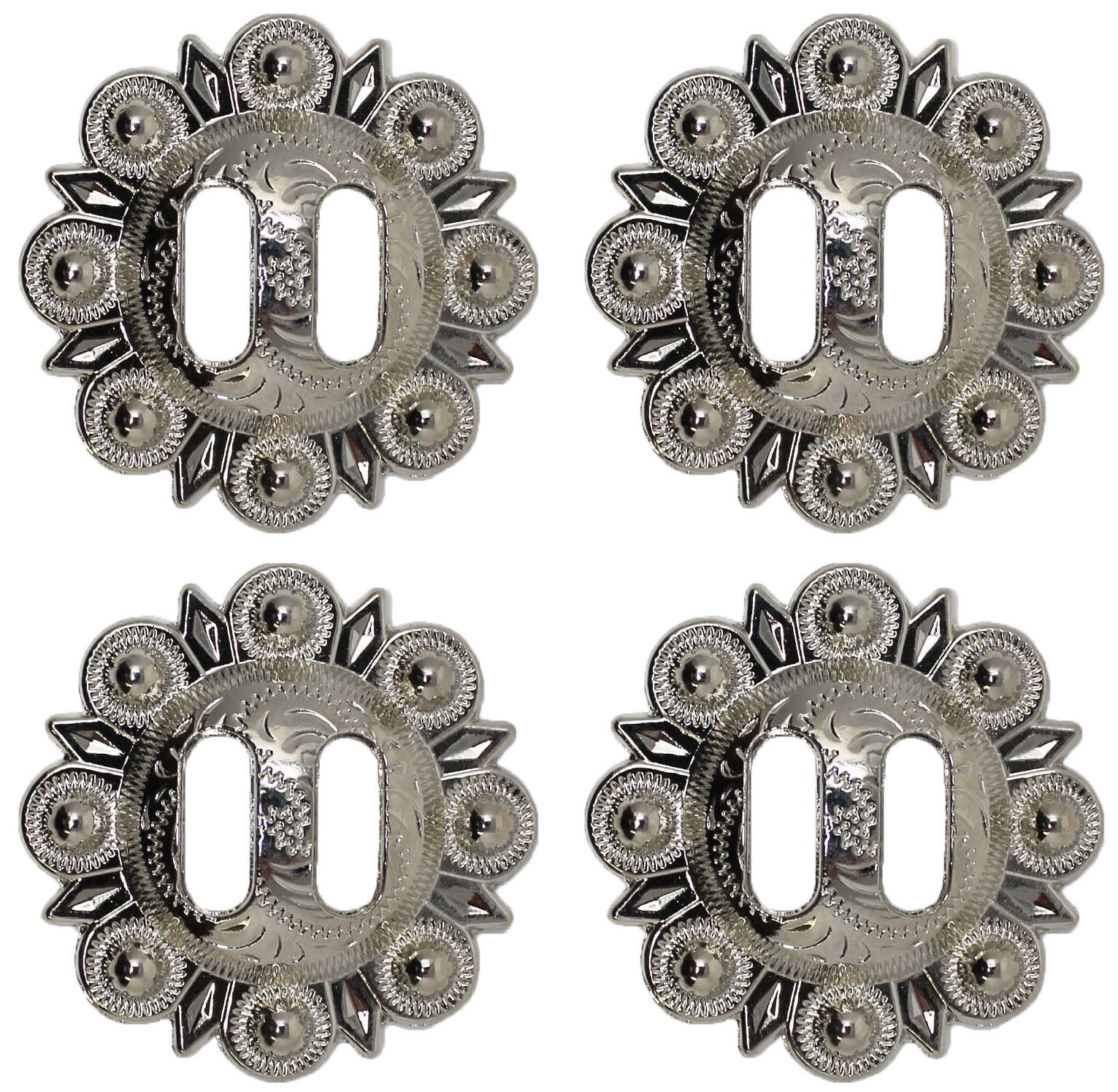 Silver Concho Saddle