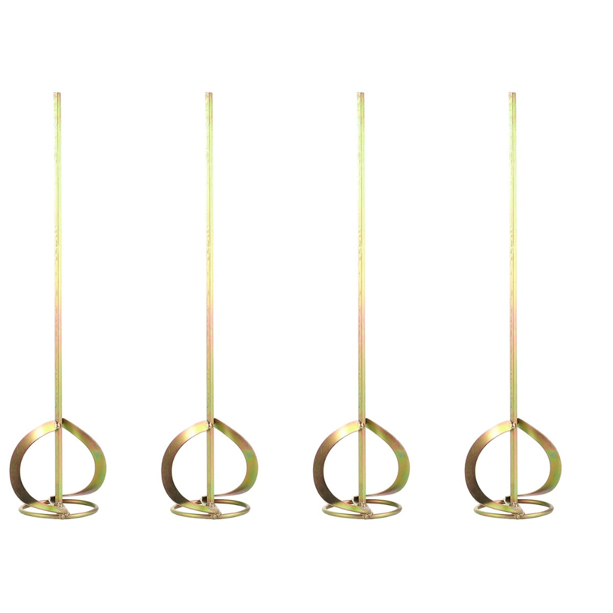 Set of 4 Concrete Mixing Tool Mixer Drill Bit Cement Rod Paint ...