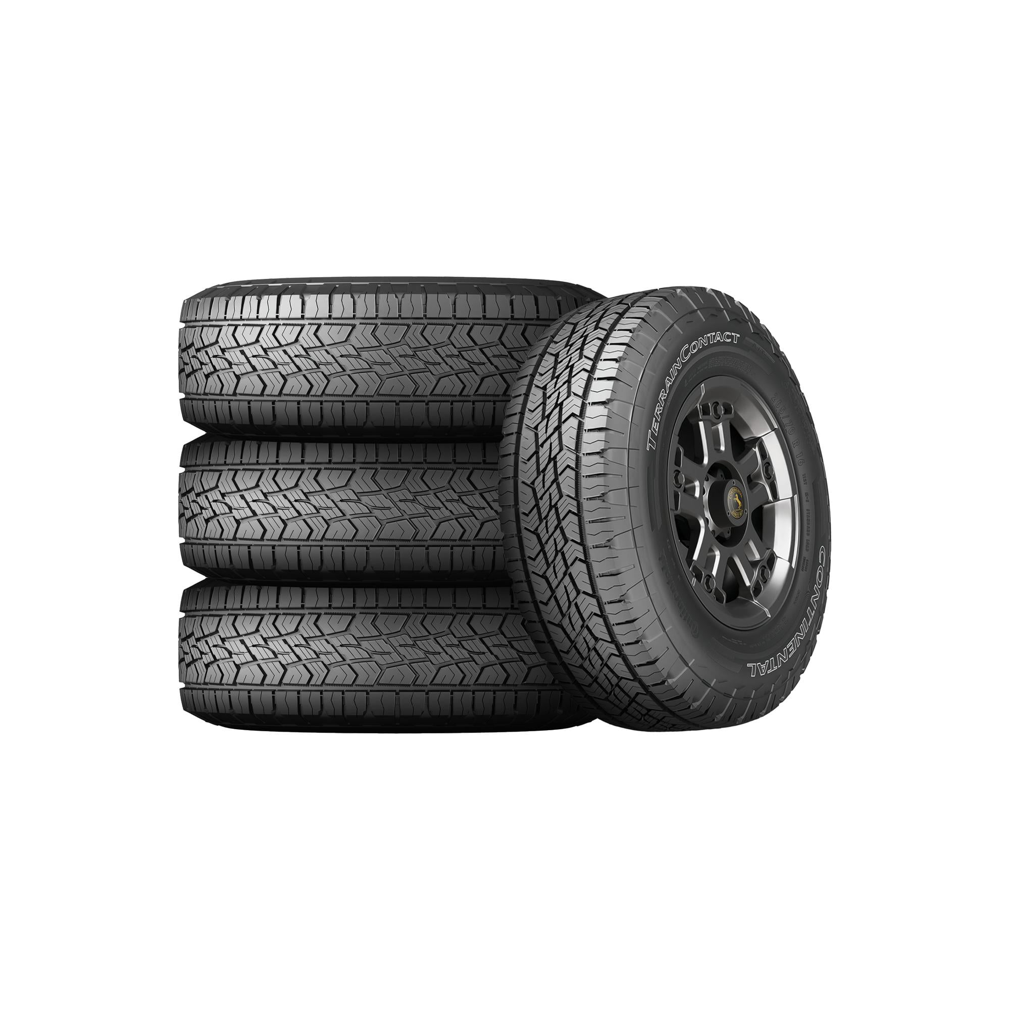 Set of 4 Continental TerrainContact A/T LT315/70R17 121/118S E Tires Fits: 2017-22 Ford F-150 ...