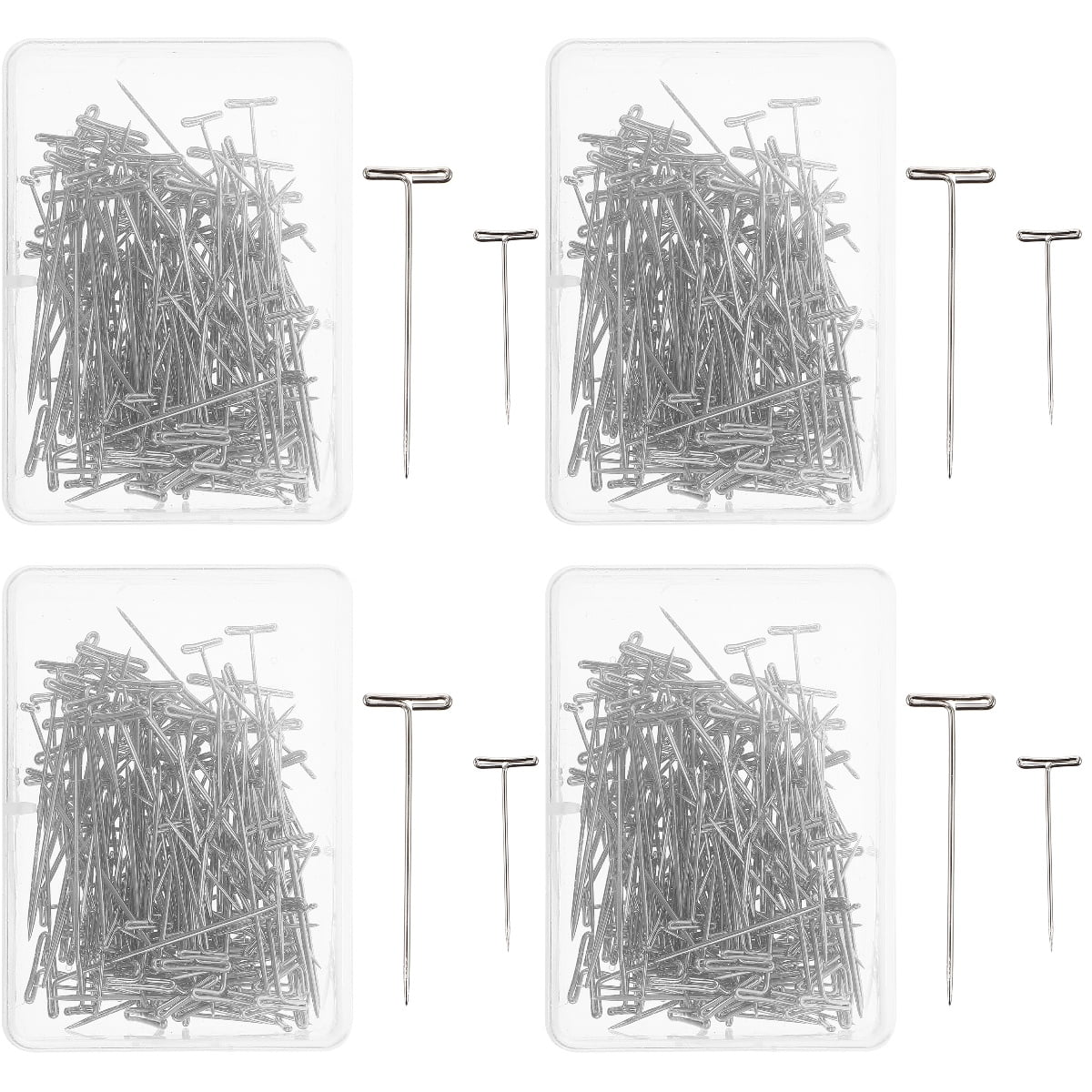 Set of 4 Cotter Pins T-Type Register Pin Wig Accessories Wig Needles 5 ...