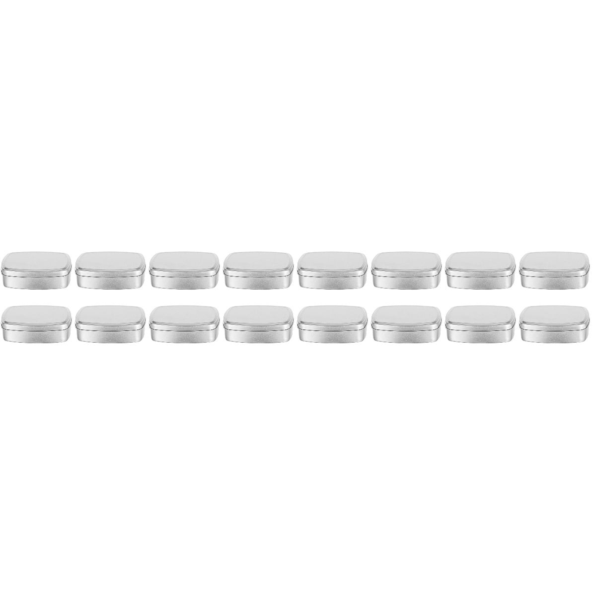 Set of 4 Cream Can Tea Cans Tins Aluminum Pans Seal Travel Silver ...