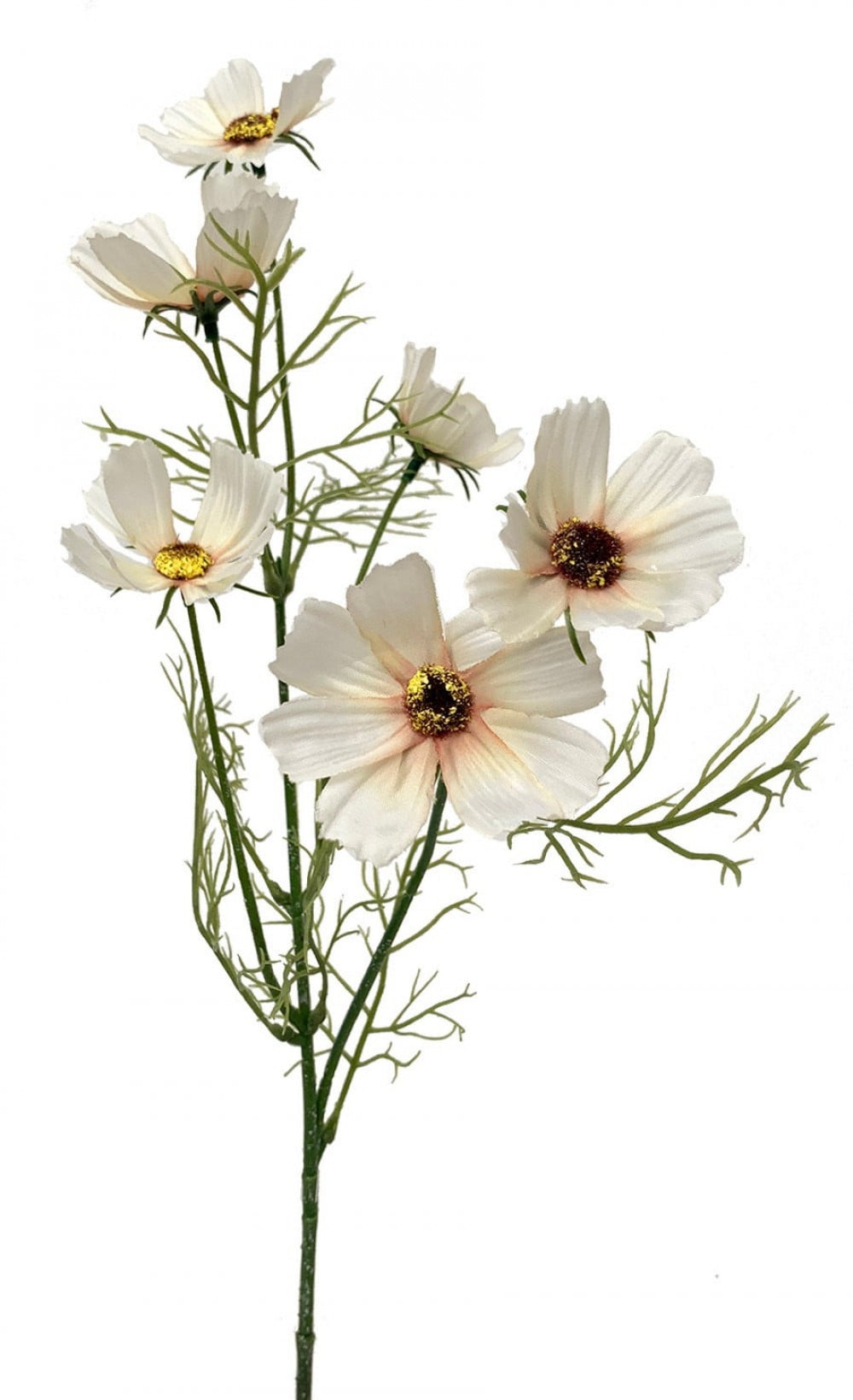 Set of 4 Cream Cosmos Spray Artificial Flower - Walmart.com