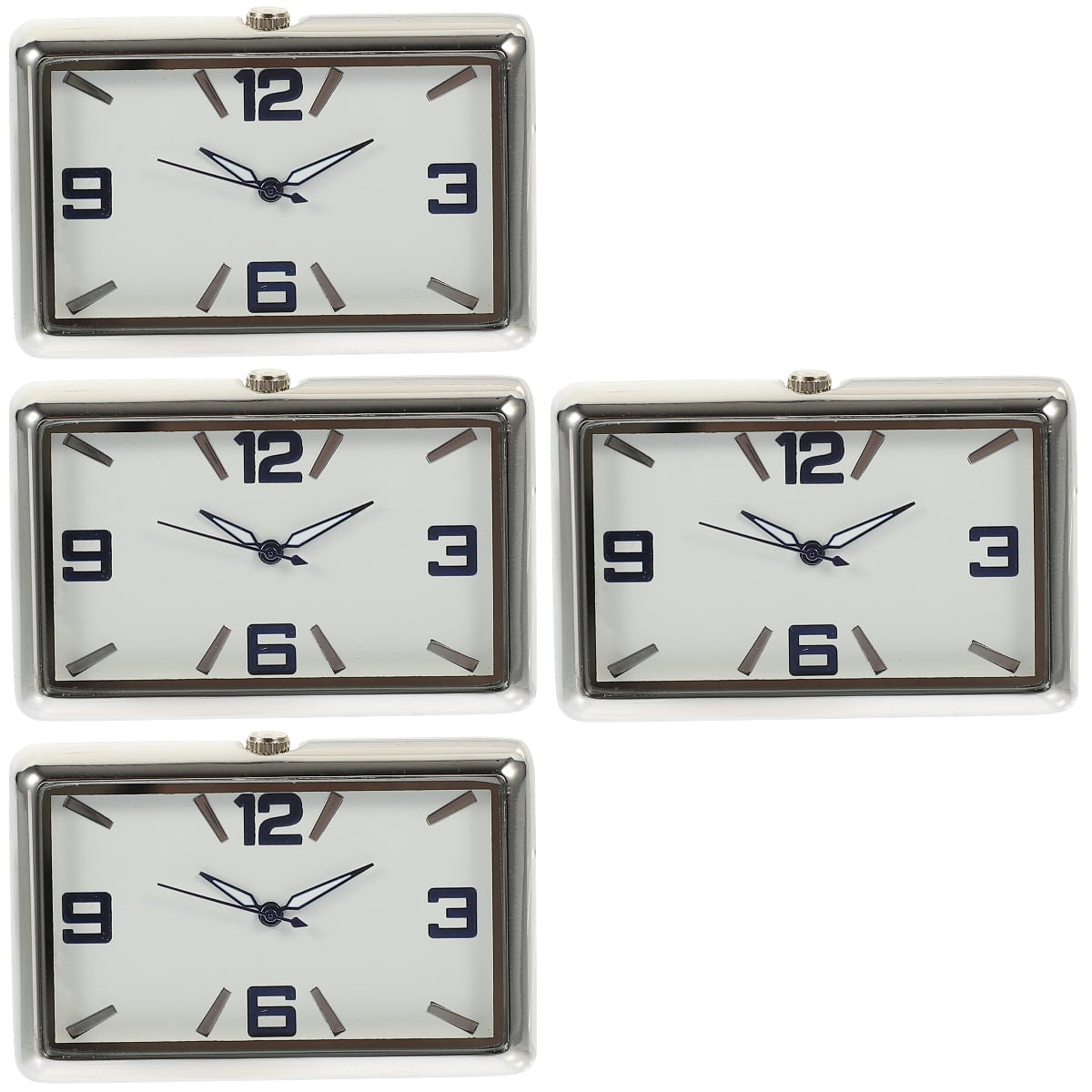 Set of 4 Dashboard Clock Car Quartz Self-adhesive Watch in The ...