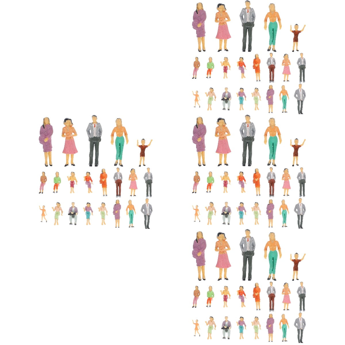 Set of 4 Decorative People Models Popular Figures - Walmart.com