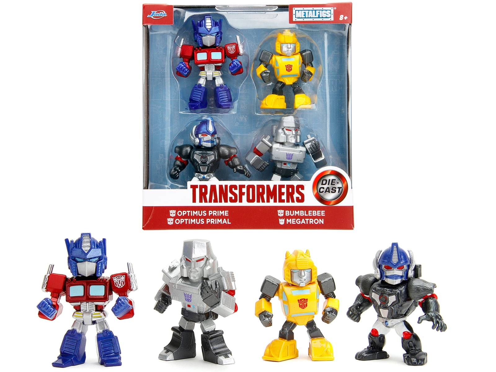 Set of 4 Diecast Figures "Transformers" TV Series "Metalfigs" Series ...
