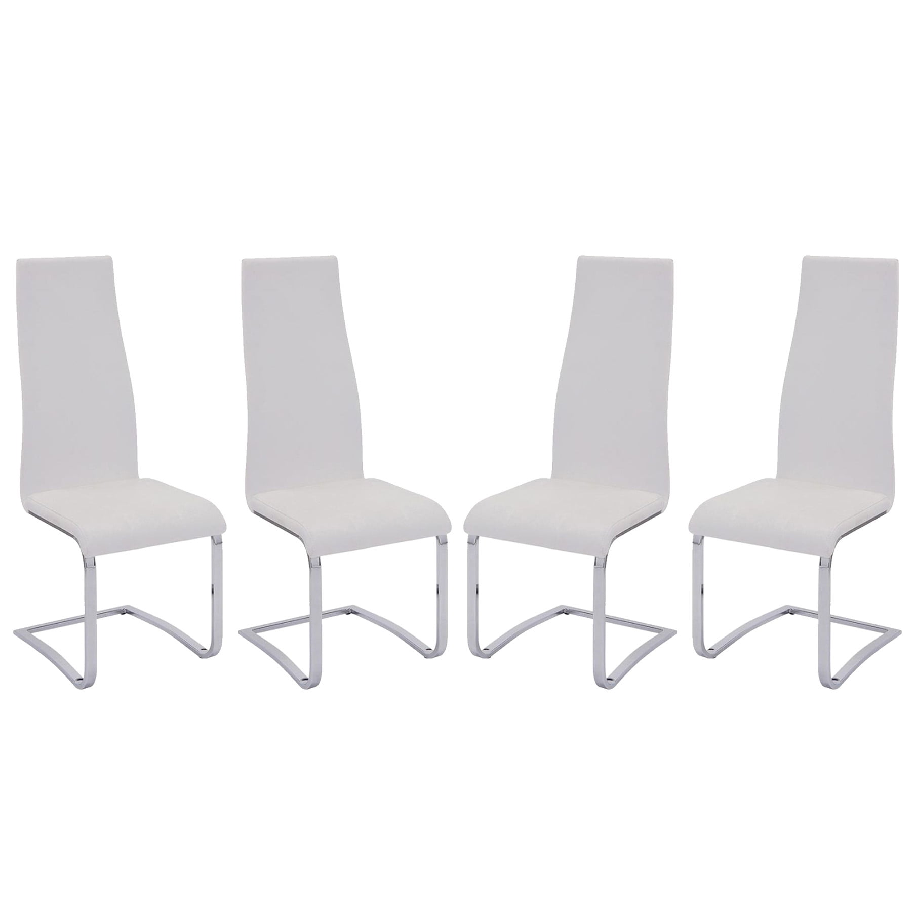 Set of 4 Dining Chairs | Used in Dining Room Scenes | Leatherette ...