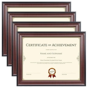 Free Shipping! GraduationMall Black Wood Diploma Frame for 8.5x11 ...