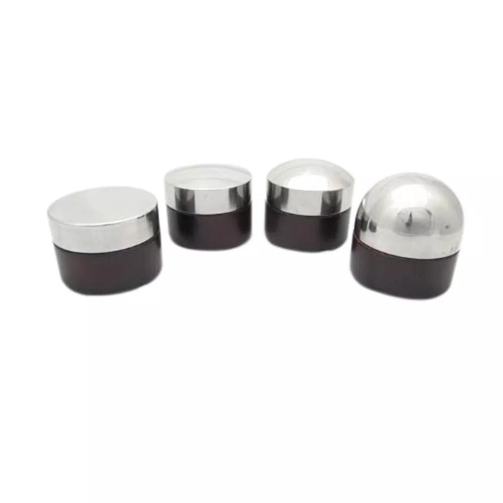 Set of 4 Domed Steel and Black Wood Bench Anvils for Forming and ...