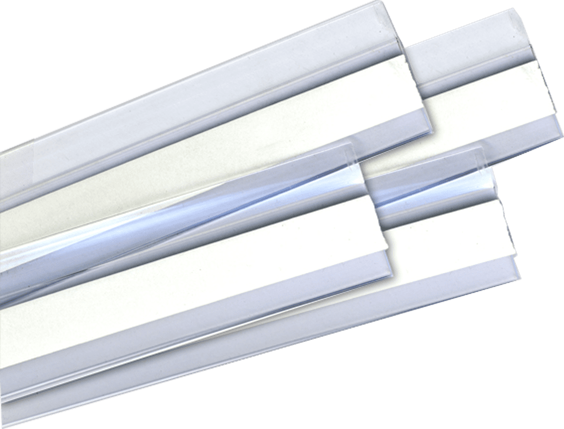 Set of 4 Door Bottom Draft Stoppers -36" Clear Vinyl Sweeps - Walmart.com