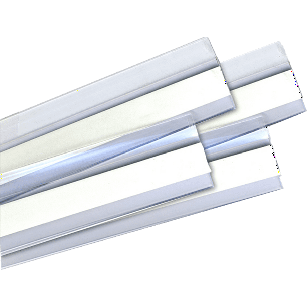 Set of 4 Door Bottom Draft Stoppers -36" Clear Vinyl Sweeps - Walmart ...