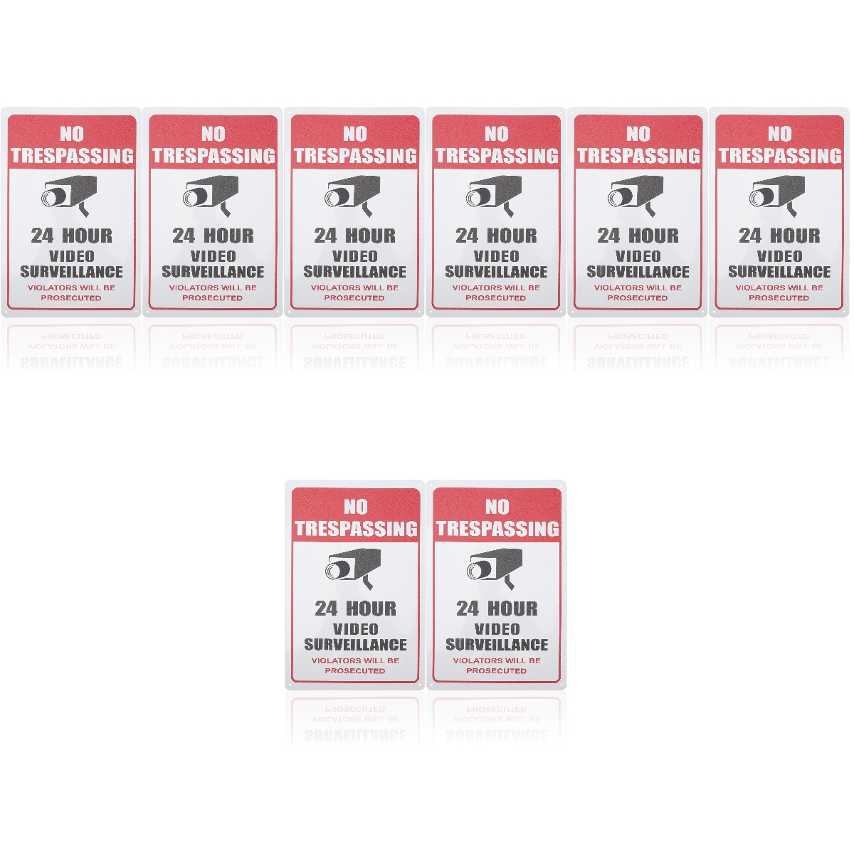 Set of 4 Doorbell Neon Sign Hotel Warning Sign Anti-rust Sign 30.00X20 ...