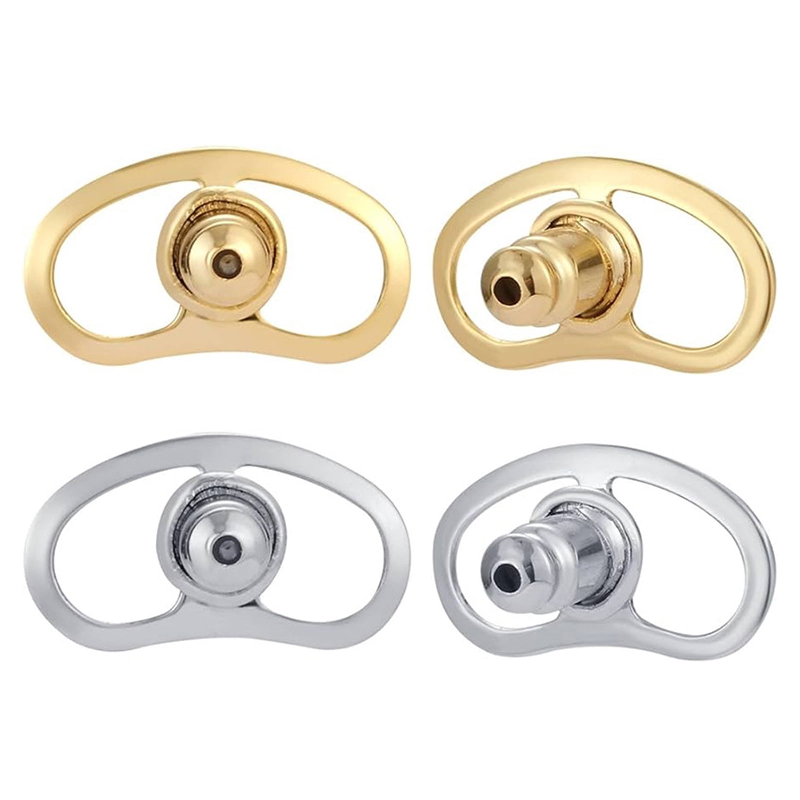 Set of 4 Ear Closures Plug Comfortable Ear Lobes Support Patches for ...