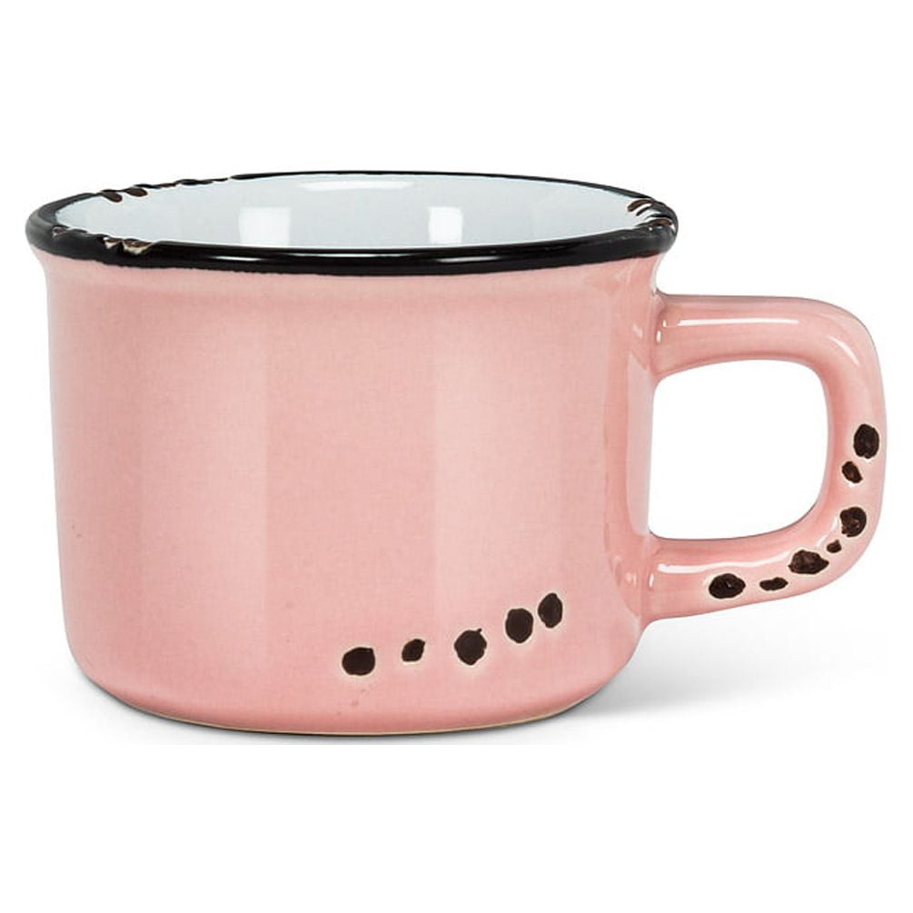 Set of 4 Enamel Look Espresso Mug - Walmart.com