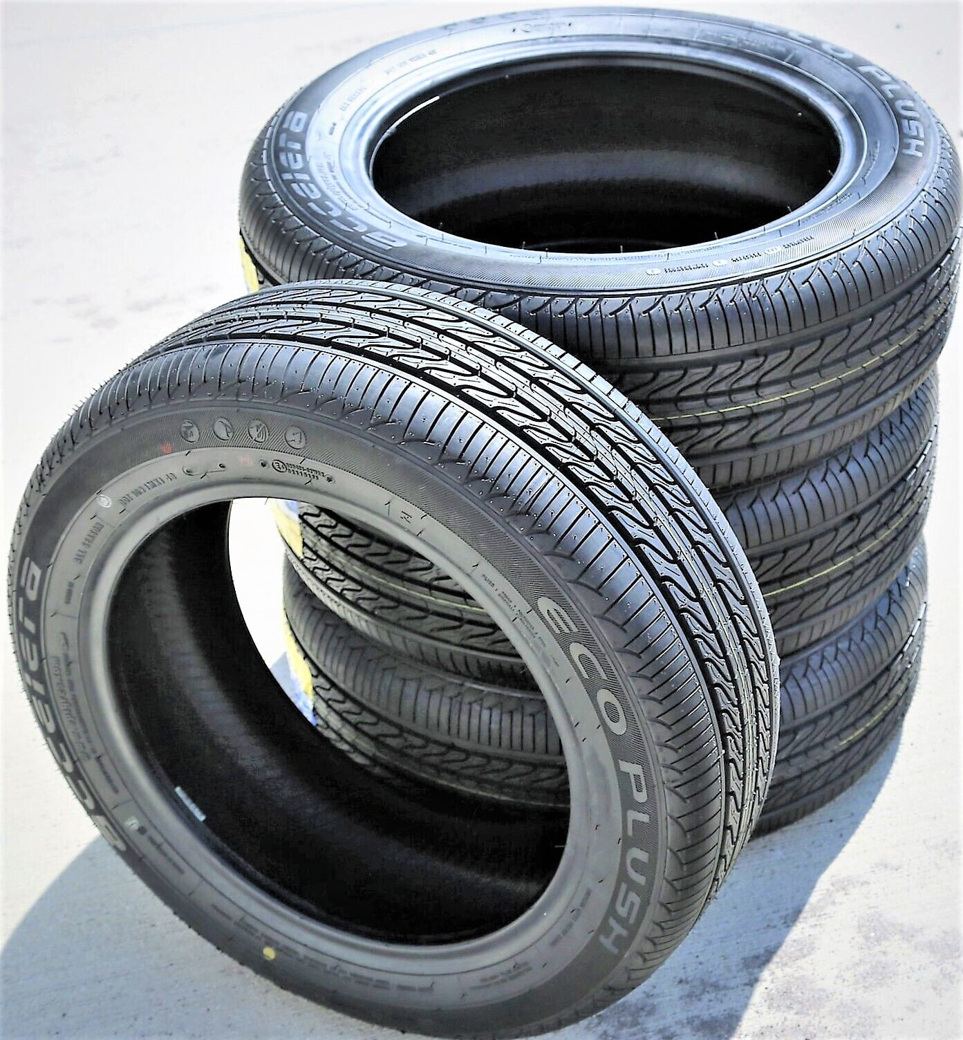 Accelera Eco Plush 185/60R15 84H Fuel Efficient Set of 4 All Season ...