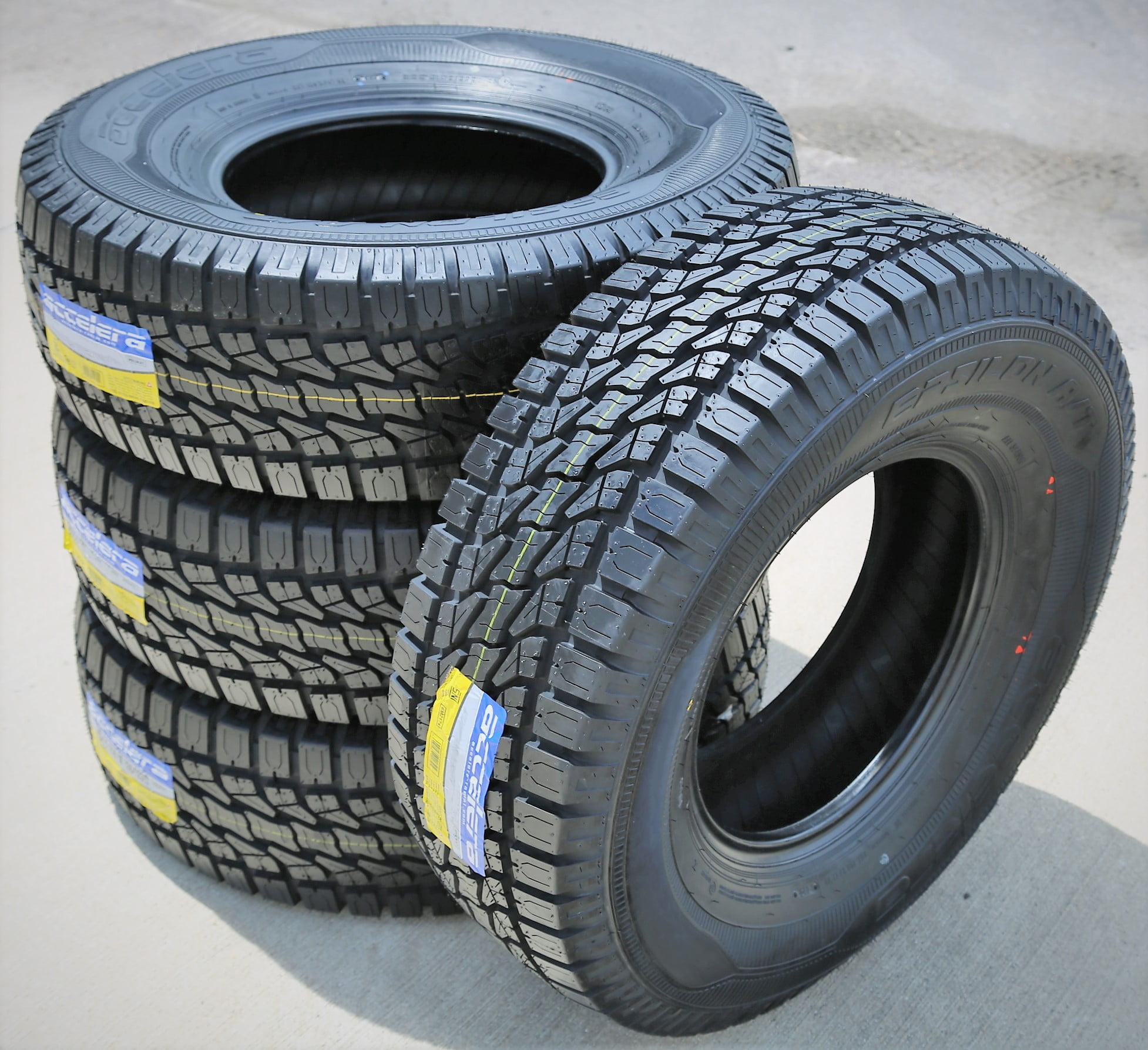 Set of 4 (FOUR) Accelera Epsilon AT Steel Belted LT 285/55R20 Load E 10 ...