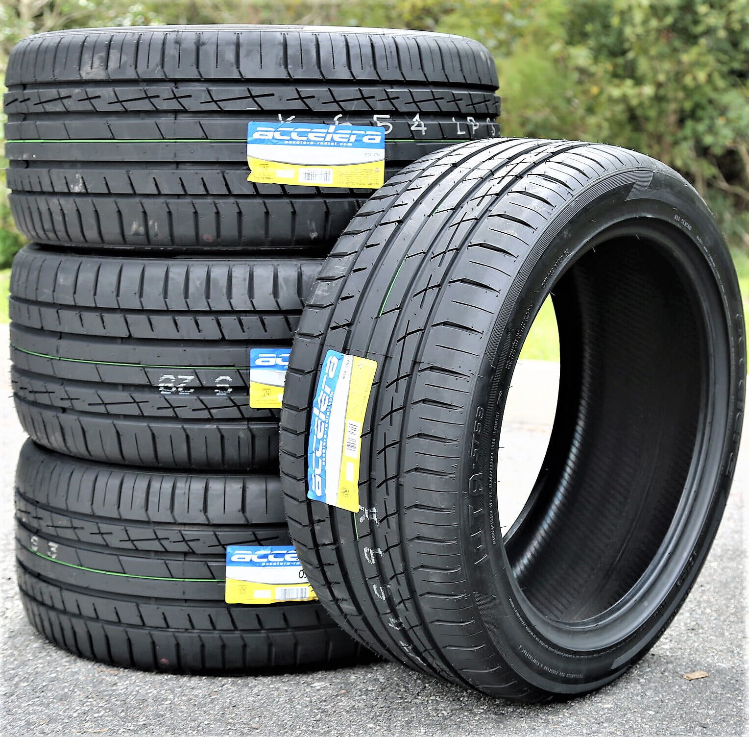 Accelera Iota ST68 High Performance All Season Tires, Set of 4, 275 ...