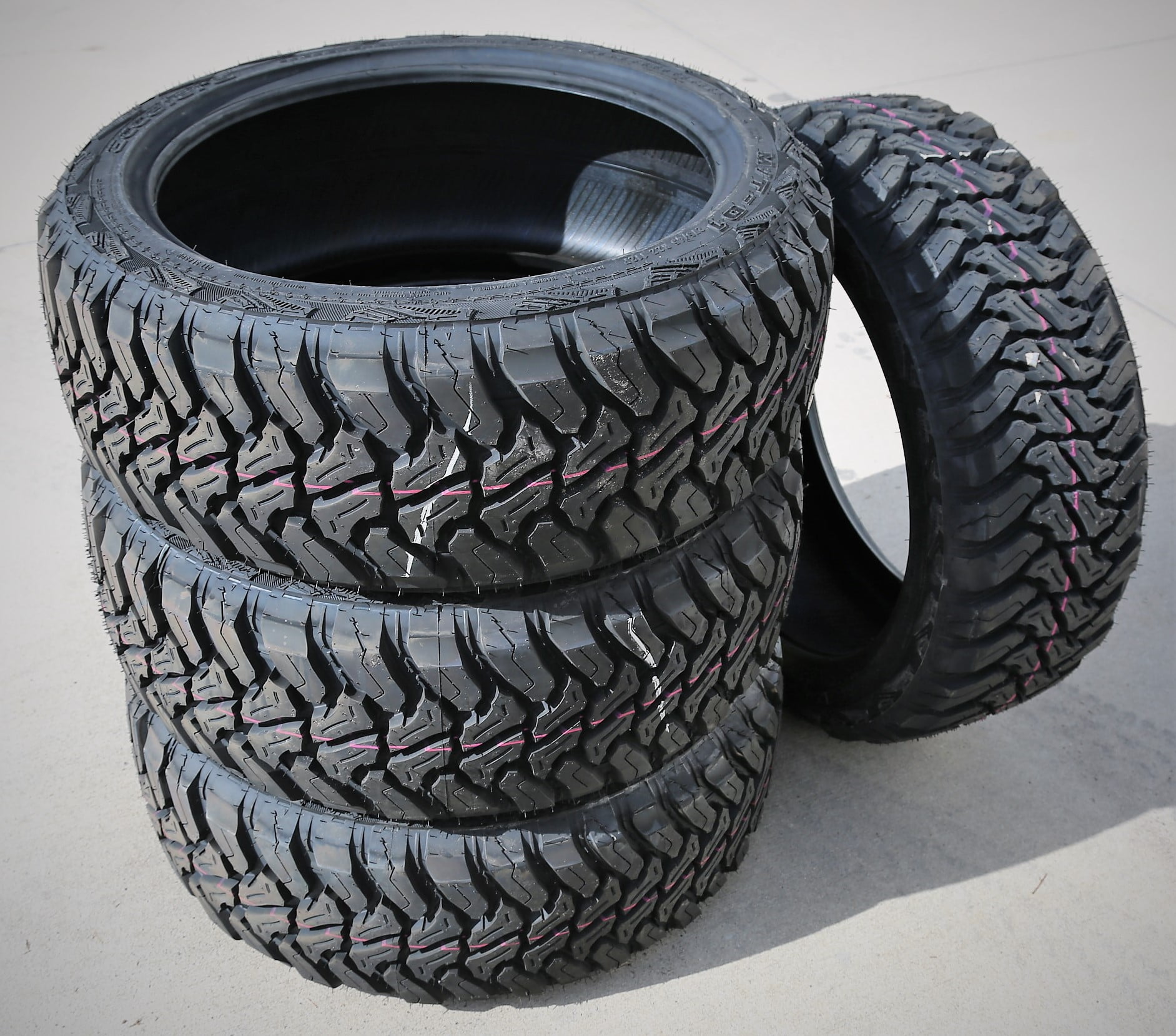 Accelera M/T-01 Mud Tires Set of 4, 275/45R22 112P, Fits 2021 Land ...