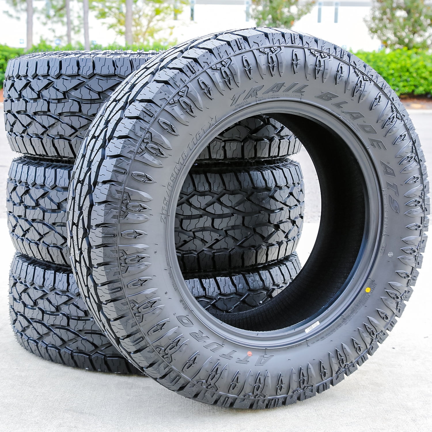 Set of 4 Atturo Trail Blade ATS All-Terrain Tires - LT 33X12.50R20, F ...