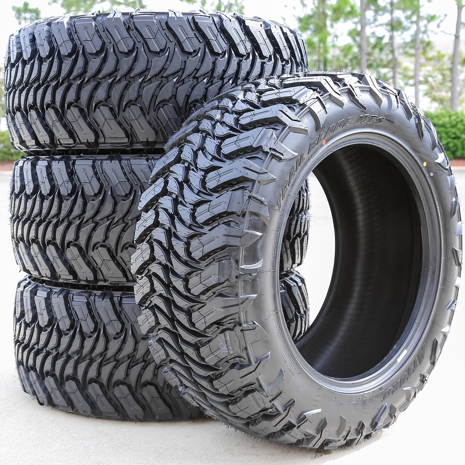 Atturo Trail Blade MTS Mud Terrain Tires, Set of 4, Size LT 33X13.50R24 ...