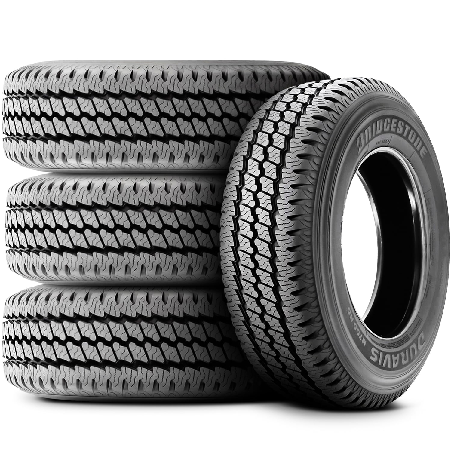 Set of 4 Bridgestone Duravis M700 HD 265/70R17 121/118R E 10 Ply Van ...