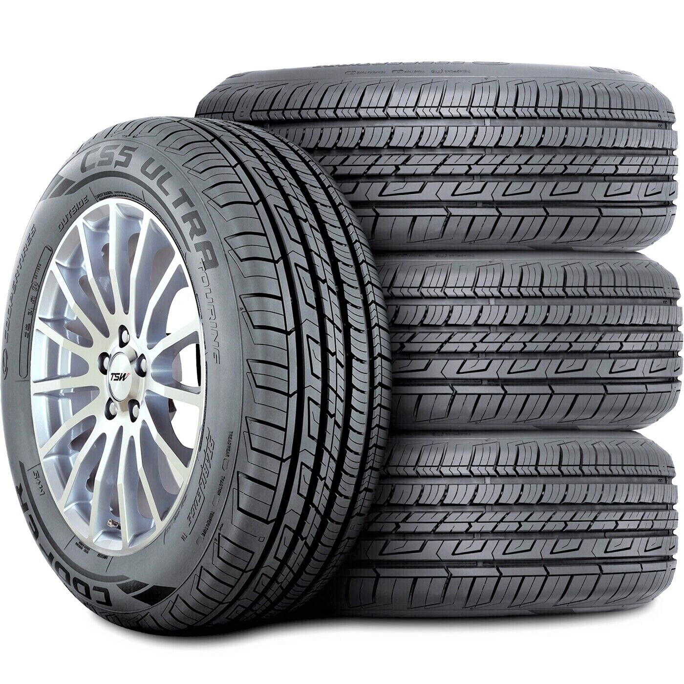 Cooper CS5 Ultra Touring Tires, Set of 4, 225/45R18, Fits: 2011-15 ...