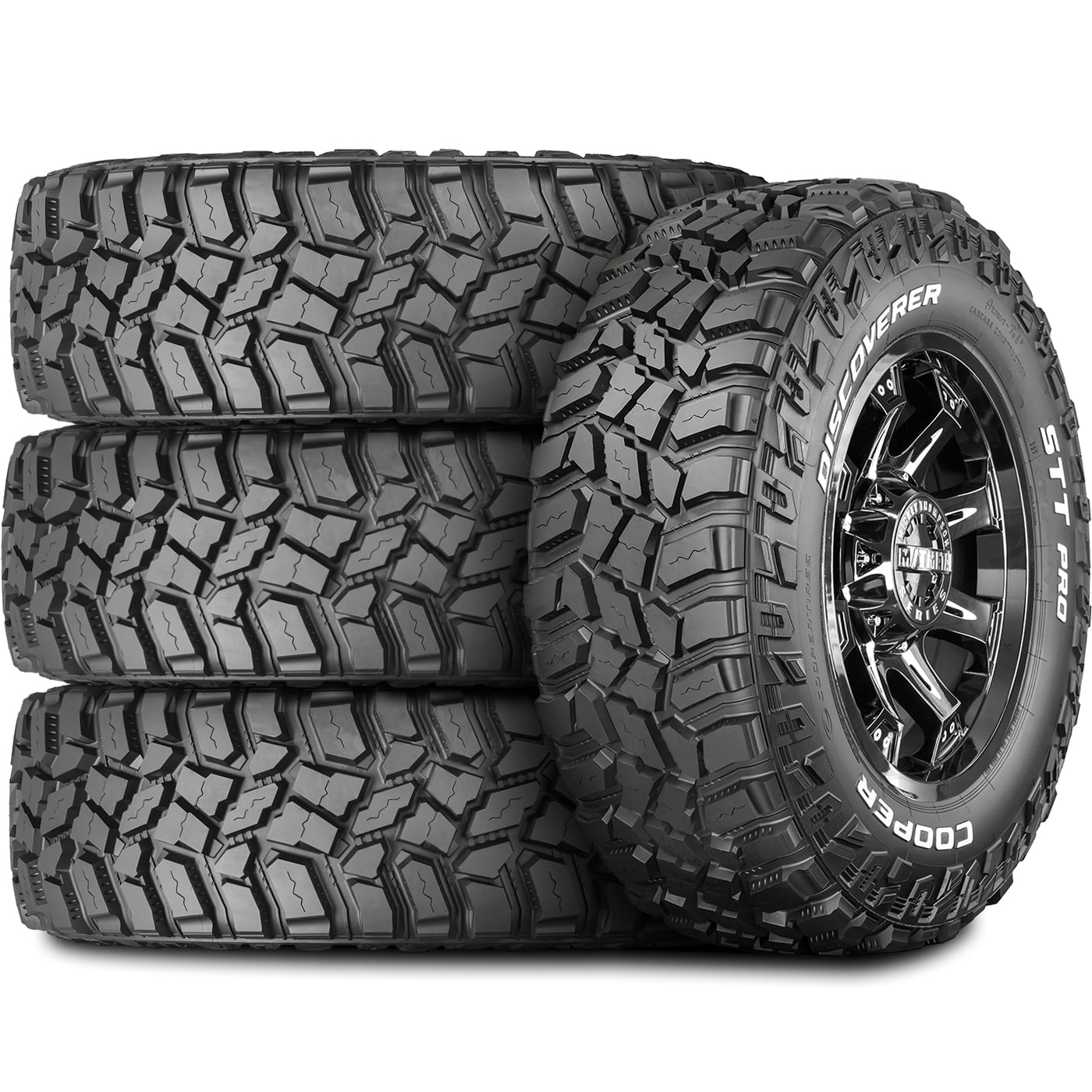 Set of 4 (FOUR) Cooper Discoverer STT Pro LT 305/70R18 Load E (10 Ply ...