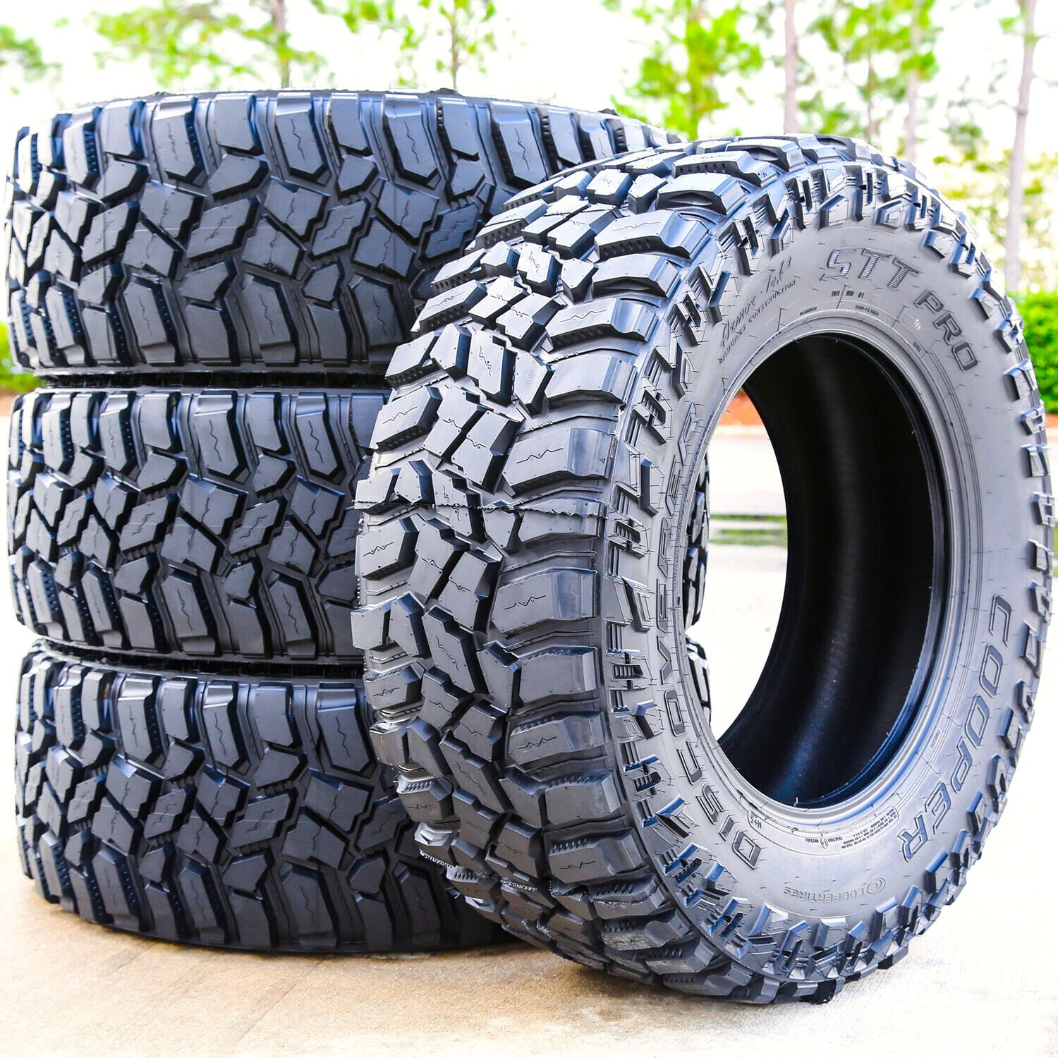 Cooper Discoverer STT Pro LT 35X13.50R20 Set of 4 Truck Tires, Load E ...