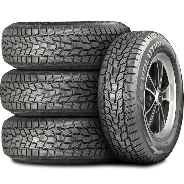 Set of 4 (FOUR) Cooper Evolution Winter 225/65R17 102T Winter Snow Tires Fits: 2014-23 Chevrolet ...