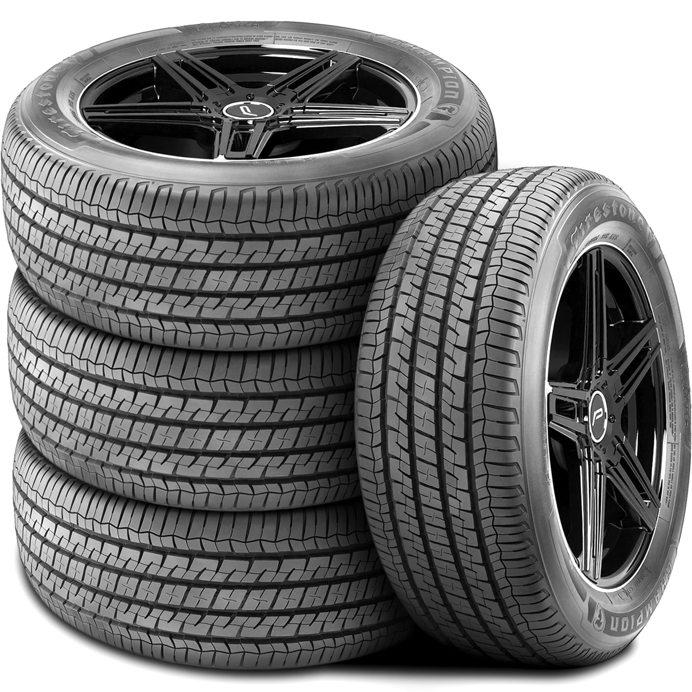 Set of 4 (FOUR) Firestone Champion Fuel Fighter 215/50R17 95V XL A/S ...