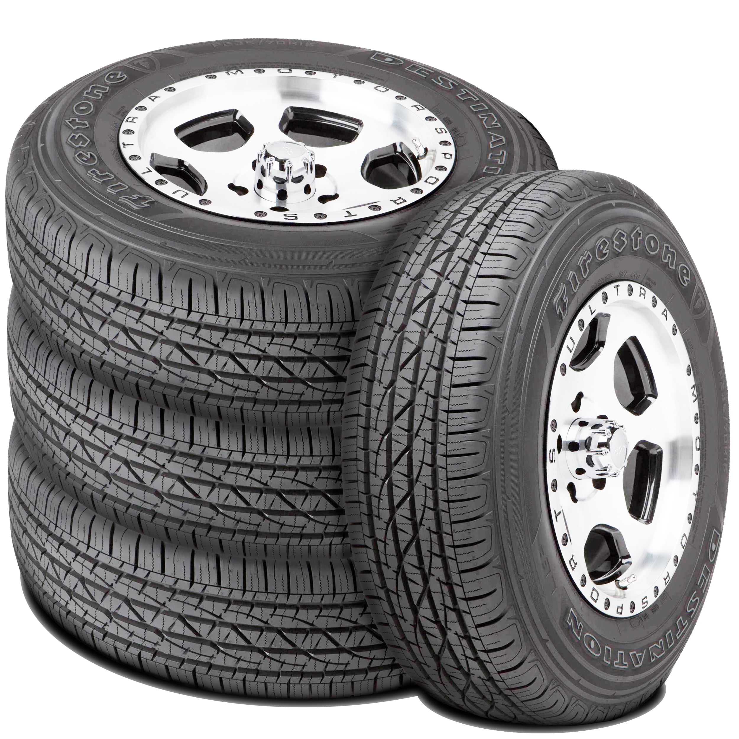 Set of 4 (FOUR) Firestone Destination LE2 245/75R16 109S A/S All Season ...
