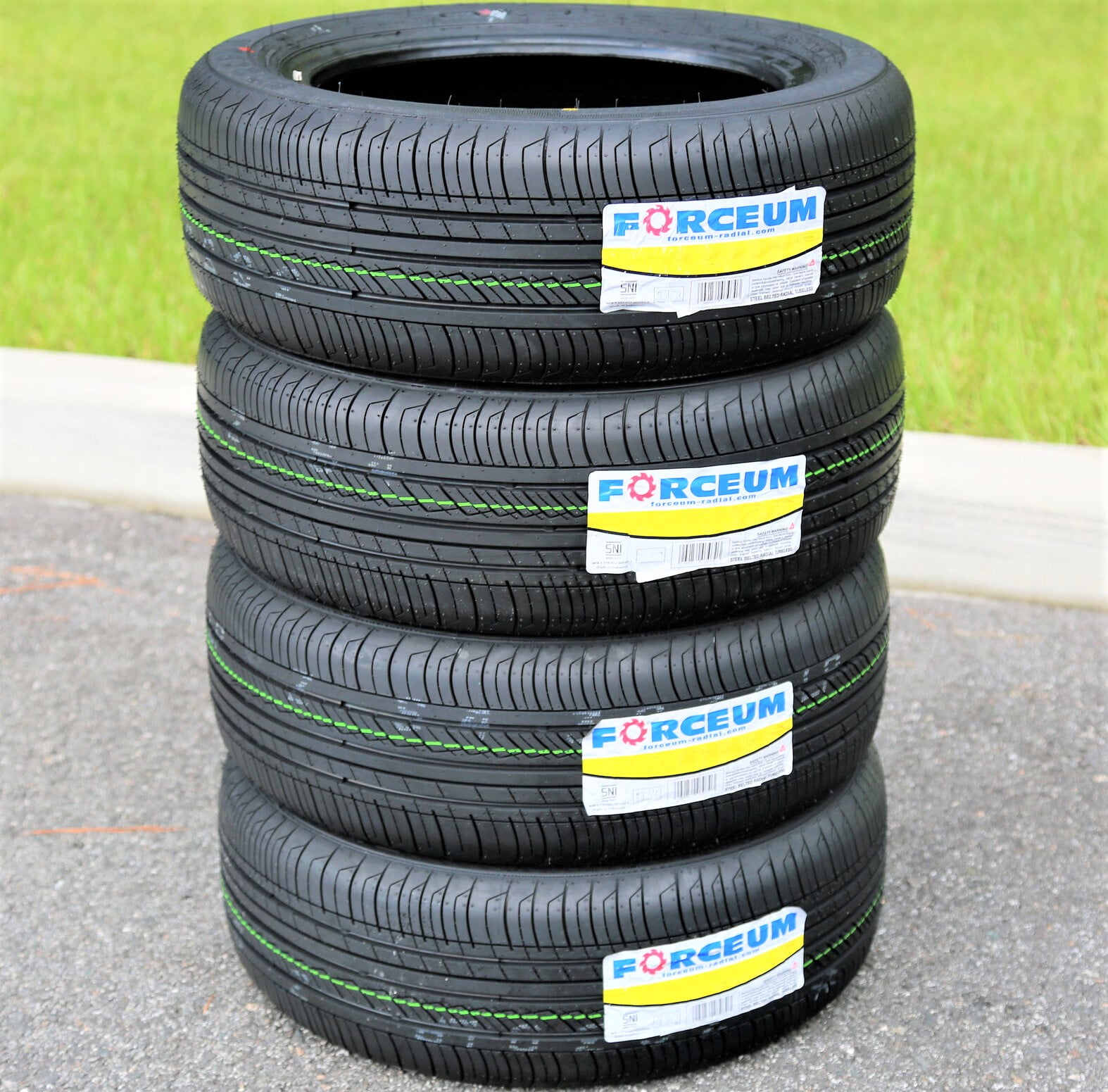 Forceum Ecosa 195/65R15 91H A/S All Season Tires, Set of 4(Four), Long ...