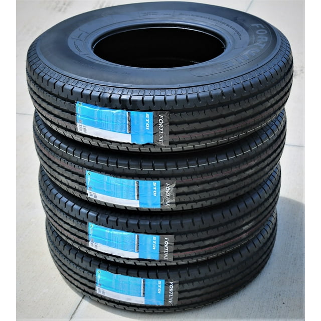 Set of 4 Fortune ST01 Steel Belted ST205/75R15 205/75R15 107/102M D 8 ...
