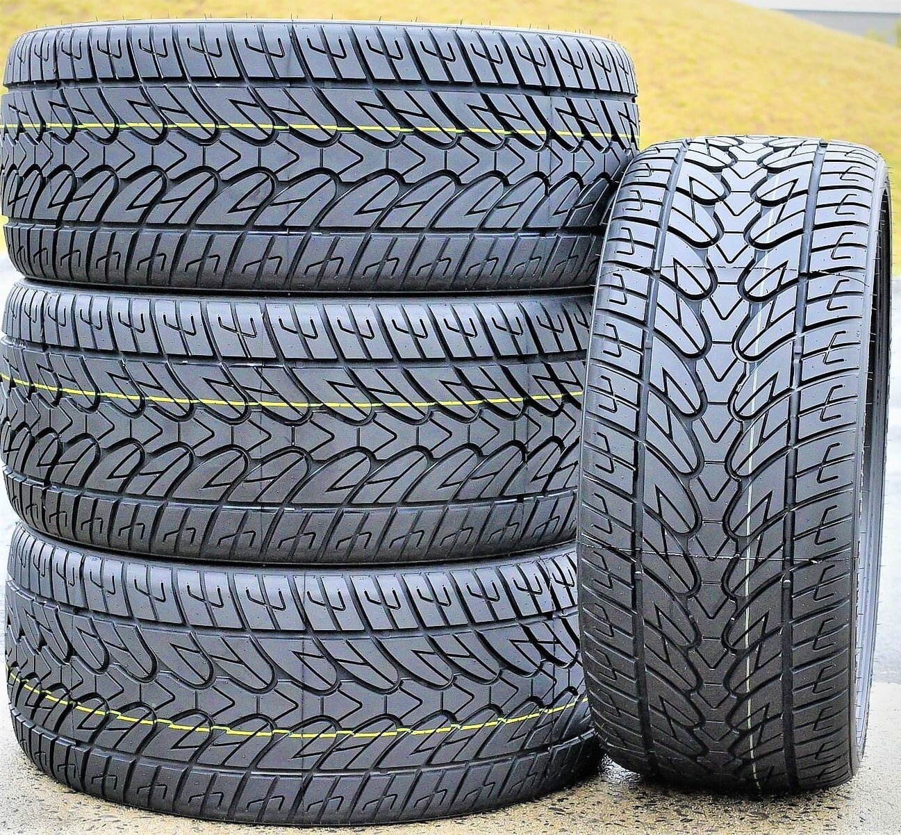 Fullway HS266 Performance Tires, Set of 4, 305/35R24 112V XL A/S, All ...