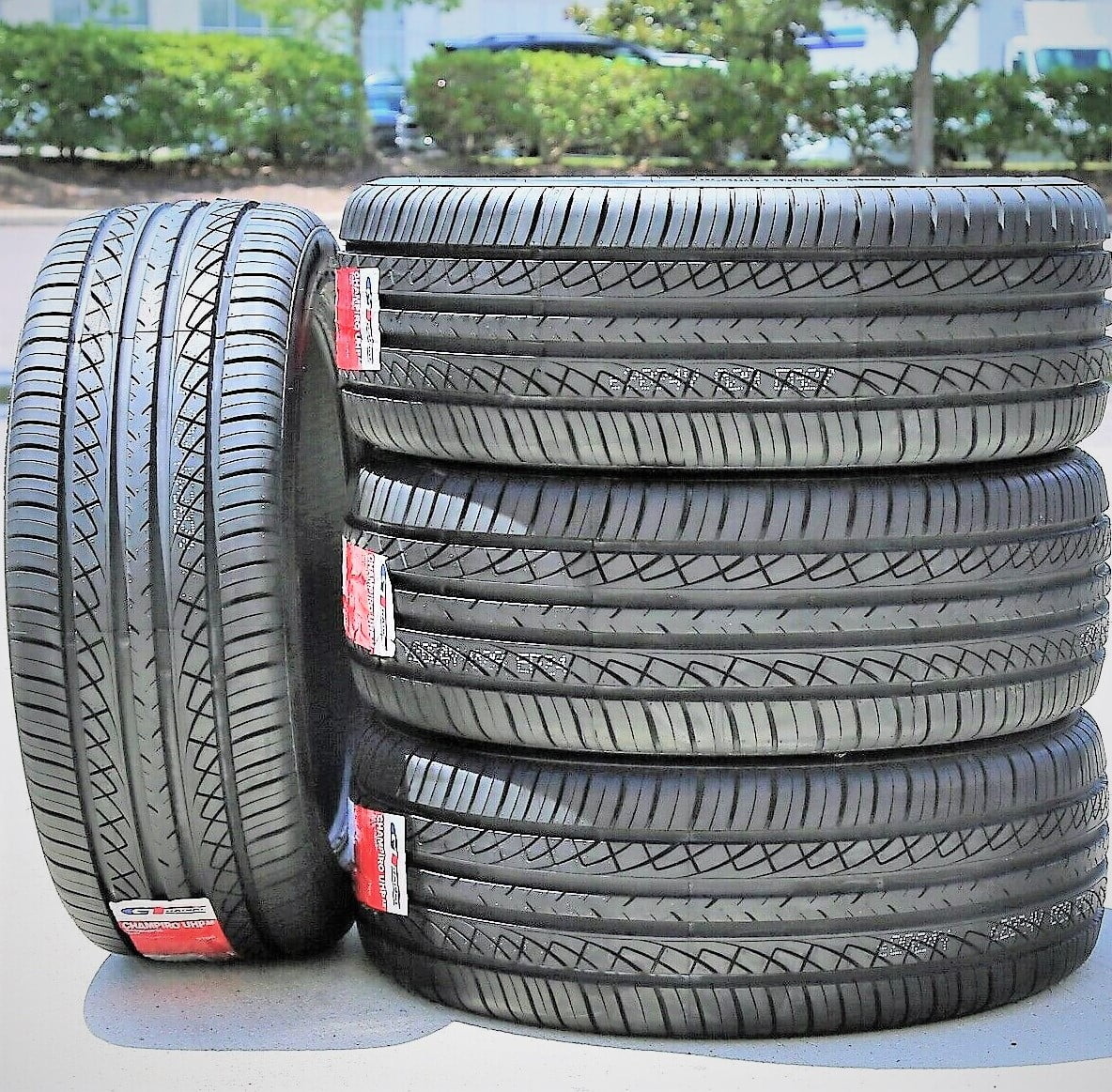 Set of 4 (FOUR) GT Radial Champiro UHP A/S P215/45ZR17 215/45R17 91W XL ...