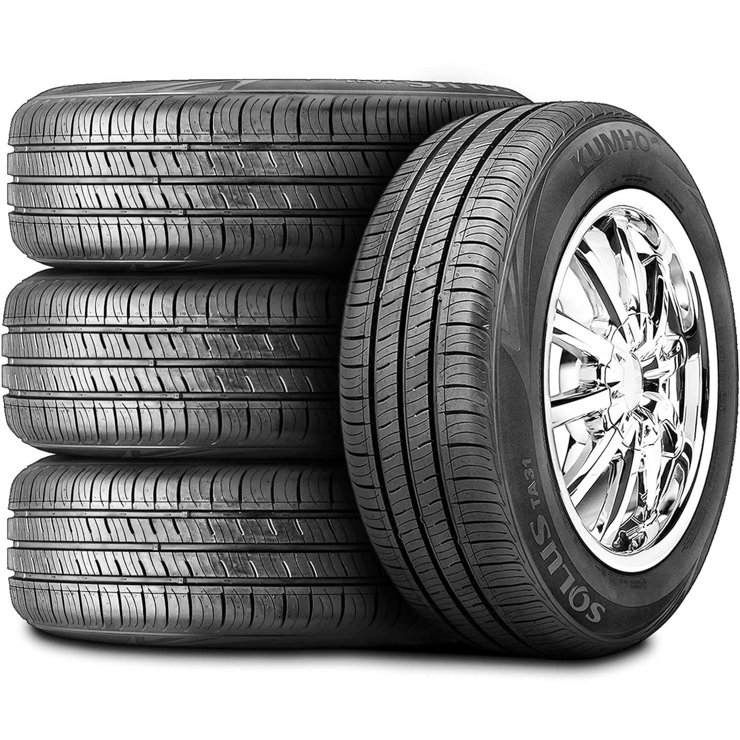 Set of 4 Kumho Solus TA31 205/55R17 95V XL Performance a/s All Season Tires - Walmart.com