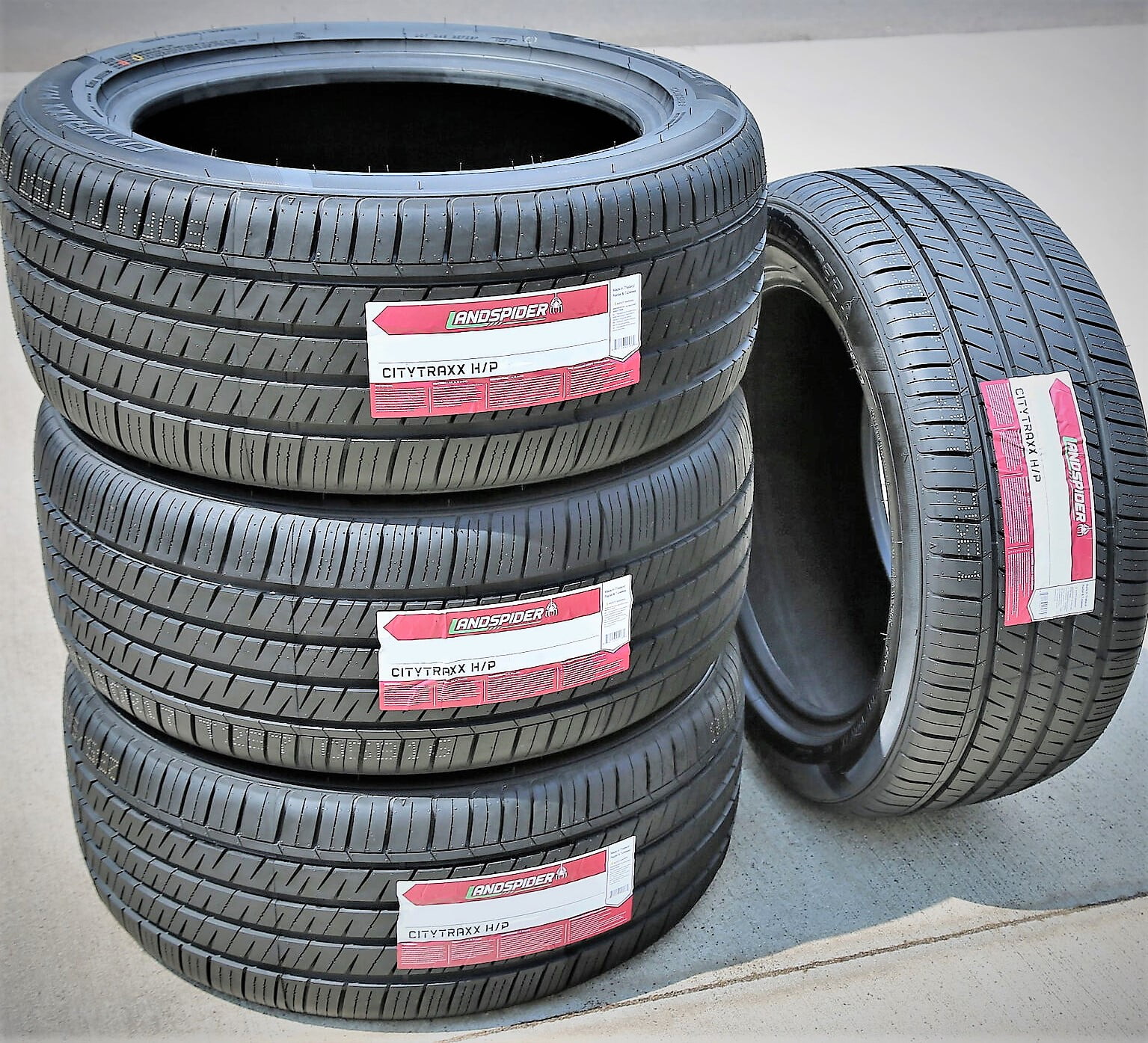 Landspider Citytraxx H/P Performance Tires, Set of 4, 245/45R18 ZR 100W XL, A/S, All Season ...