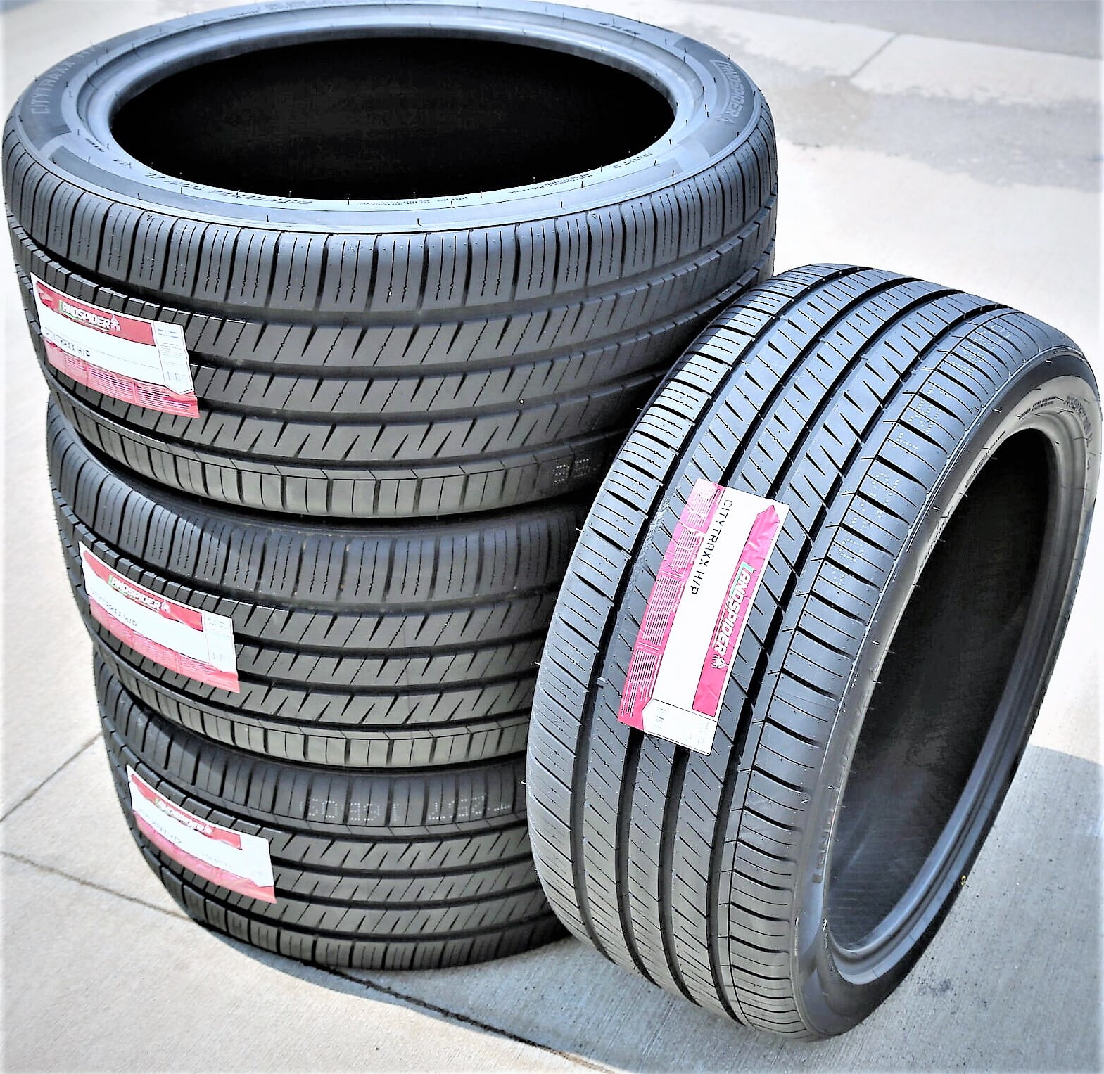 Landspider Citytraxx H/P Set of 4 High Performance Tires - 275/35R20 ...