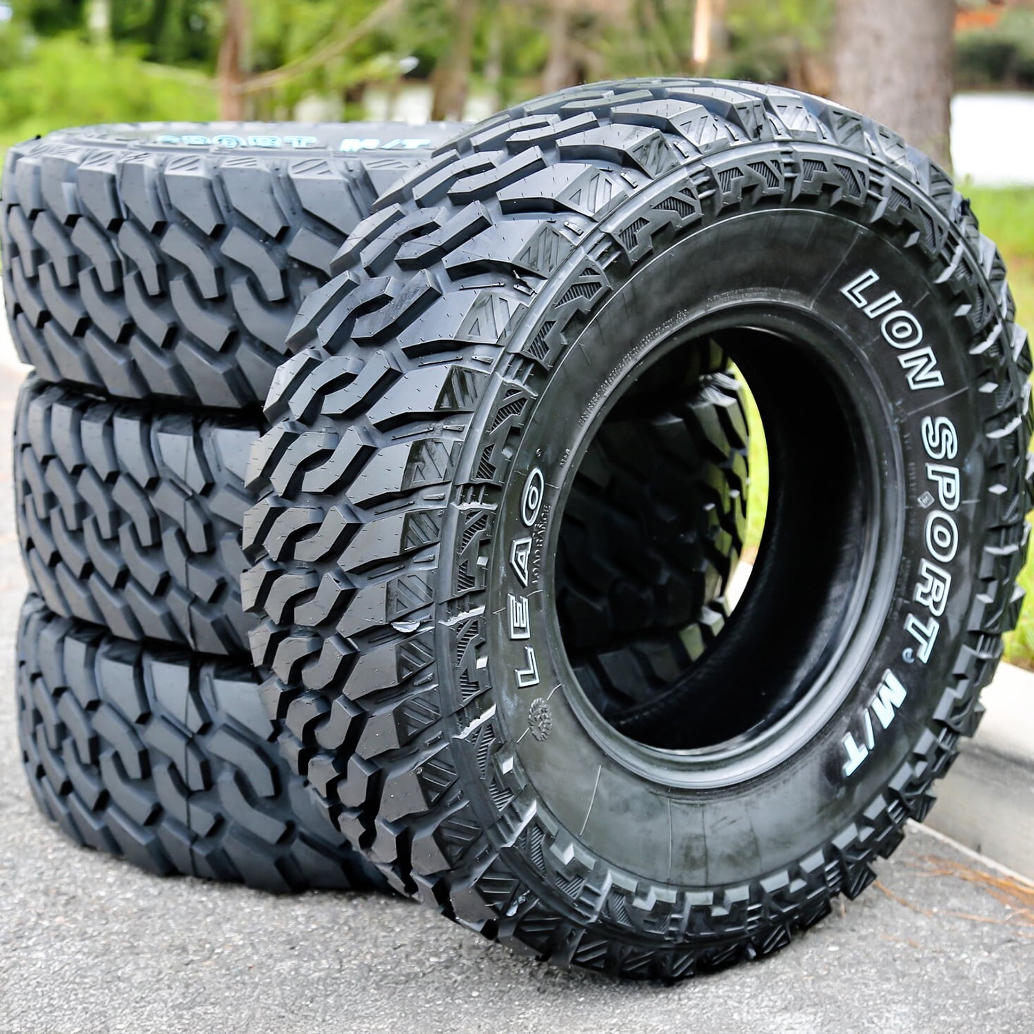 Set of 4 (FOUR) Leao Lion Sport MT LT 225/75R16 Load D (8 Ply) M/T Mud ...